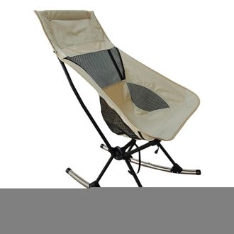 Generico Tragbarer Netzstuhl: Reise-Rasen, robuster Rockero-Klappstuhl im Freien | Sitzfläche aus Oxford-Gewebe mit hoher Rückenlehne, Liegeplatz, Komfort zusa