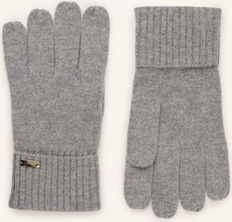 Herno Herno Handschuhe Aus Cashmere grau