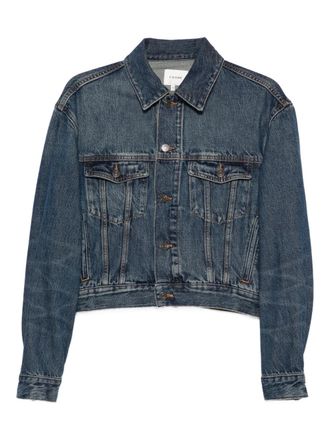 Frame Denim veste en jean &agrave; poches poitrine - Bleu
