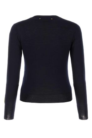 Golden Goose Womens Black Wool Sweater 50501 Virgin Maglieria