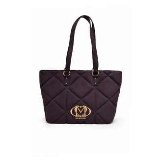 Love Moschino Shopper in Wildleder-Optik - - Bags - Damen - Lila - ONE SIZE