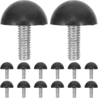 NUOBESTY DIYEAH 200 St&uuml;ck verstellbare M&ouml;belf&uuml;&szlig;e - M6x15MM Nivellierf&uuml;&szlig;e mit Gewindeschrauben - Nivellierf&uuml;&szlig;e zum Anschrauben, Gleiter zum Nivellieren von Tisc