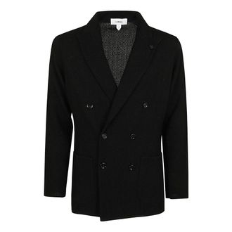 Lardini Homme, Vestes, Noir, Taille: XL Blazer crois&eacute; en maille