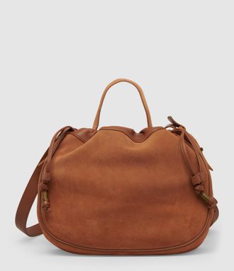 Sista Paris Sac Moon Nubuck Rust