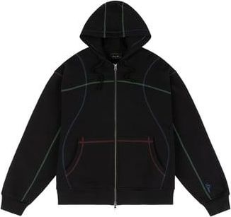 Dime Blouson &agrave; capuche avec coutures contrastantes