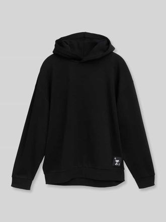 Tom Tailor Denim Relaxed Fit Hoodie aus Baumwoll-Mix mit Peanuts Motiv-Print