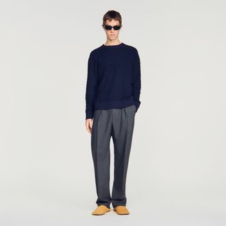 Sandro Pullover aus Frottee