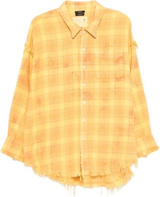 R13 Shredded Seam Drop Shirt