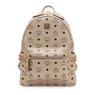 MCM Mcm, Homme, Sacs, Beige, Taille: ONE Size Stark Backpack Sml