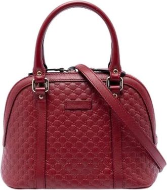 Gucci Sac bandouli&egrave;re vintage doccasion - Femme - Pre-owned - Rouge - Taille: ONE Size