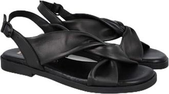 Lince Lince Sandales Nudo Confort | Semelle compens&eacute;e en caoutchouc | Semelle int&eacute;rieure gel | V47251 | Fabriqu&eacute;es en Espagne, Cuir Florence Noir, 41 EU