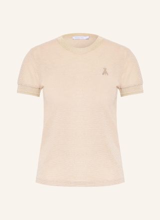 Patrizia Pepe Patrizia Pepe Strickshirt Mit Glitzergarn beige