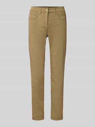 Luisa Cerano Slim Fit Hose in verk&uuml;rzter Passform