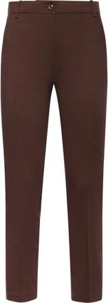 Pinko Pinko, Femme, Pantalons, Brun, Taille: 38 FR Pantalon Slim-fit