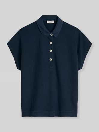 Marc O'Polo Loose Fit Poloshirt aus reiner Baumwolle