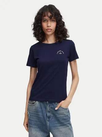 HUGO BOSS T-Shirt Deloris 5 50571074 Dunkelblau Regular Fit