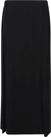 Toteme Femme, Jupes, Noir, Taille: 42 FR Jupe portefeuille plissée