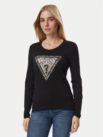 Guess Bluse W6BI57 K7387 Schwarz Regular Fit