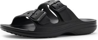 Crocs Saturday Sandal M Herren-Sandalen, flach, Schwarz, Gr&ouml;&szlig;e 39, Schwarz, 39/40 EU