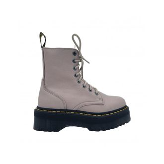 Dr. Martens Plateau-Stiefeletten mit Rei&szlig;verschluss - - Shoes - Damen - Beige - 39 EU