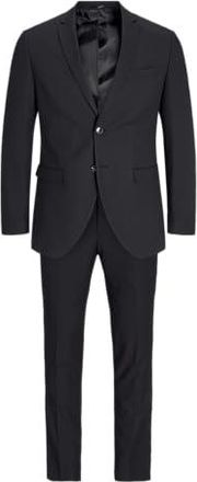 Jack & Jones Blazer crois&eacute; et Pantalon de Tailleur JPRSOLARIS Costumes Super Slim Fit Black 48 Black 48