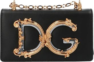 Dolce & Gabbana Femme, Sacs, Noir, Taille: ONE Size DG Girls Mini Crossbody Bag