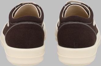 Rick Owens Low-Top Canvas Sneakers - Brown