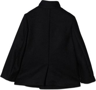 Fay Double-Breasted Wool Coat - Blue