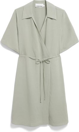 Armedangels Damen Webkleid aus Leinen-Mix FEMNAAMI LINO Regular Fit Seagreen