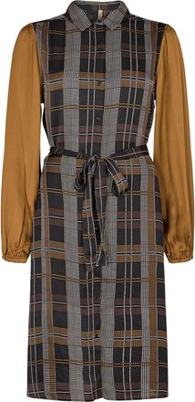 Soyaconcept Damen SC-GERD 3 Kleid, 8525 Spice Brown Kombi, XXL
