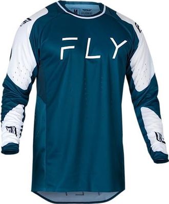 Fly Racing Evo DST Maillot pour homme Bleu marine/blanc Taille XL