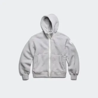 Canada Goose Chilliwack Bomberjacke aus Fleece - White Label (M&auml;nnlich, Silverbirch Heather, XXL)