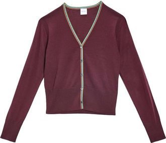 Paul Smith Cardigan - Dunkelrot