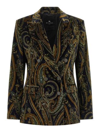 Etro Blazer - Bleu