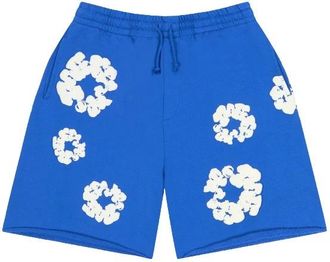 Denim Tears The Cotton Wreath Sweatshorts - - Shorts - unisex - Blau - L