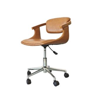 Generic B&uuml;rostuhl, Ergonomischer Computerstuhl Aus Leder Mit Drehbarem Rad, Belastbar Bis 200 Kg, Geeignet for Das Heimb&uuml;ro(Color2)