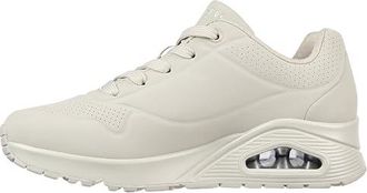 Skechers Femme Uno Stand On Air Basket, Off White Durabuck, 35.5 EU