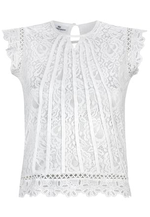 Stockerpoint Damen Isa Bluse, Wei&szlig;, 44 EU