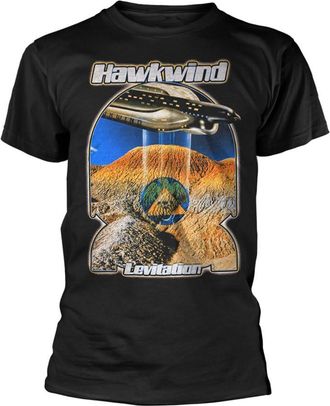 Plastic Head Hawkwind Levitation Band Logo T Shirt S