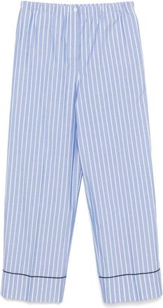 Prada pantalon à rayures - Bleu