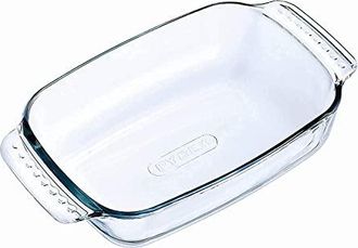 Pyrex 228B000 Bräter rechteckig, Glas, transparent, 0.22 x 0.13 x 0.05 cm
