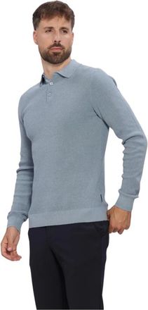 Saint Steve Sander-S Polo - - Knitwear - Herren - Blau - L