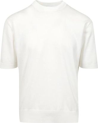 Laneus Homme, Pulls, Beige, Taille: XL T-Shirt Tricot&eacute; Col Rond