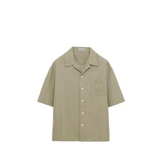 Loewe Chemise droite &agrave; logo Anagram en coton