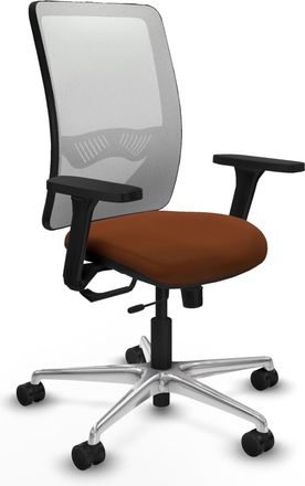 Piqueras y Crespo Stuhl aus Pc Mesh Zulema mit 3D-Armen, h&ouml;henverstellbare Lendenwirbelst&uuml;tze, ausgestattet mit Syncro/Traslack und Schneideschaum, mit Rollen von 65 mm