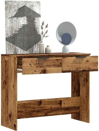vidaXL Vidaxl - Konsolentisch Altholz-Optik 90x36x75 cm Holzwerkstoff 348720