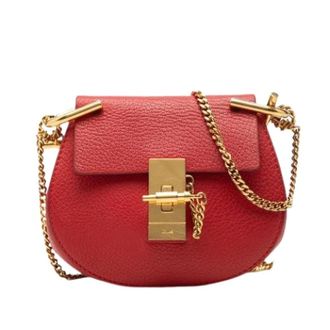 Chlo&eacute; Sac bandouli&egrave;re Drew Pre-owned - Femme - Pre-owned - Rouge - Taille: ONE Size