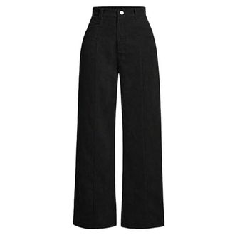 Generic Pantalon Bleu Clair Femme Droit Homme Rouge Patte Pinces Extensible Resille T&eacute;l&eacute;phone M&eacute;tallis&eacute; Moutarde Brod&eacute; Vieux Ajour&eacute; Fran&ccedil;aise 44 Meilleure Col