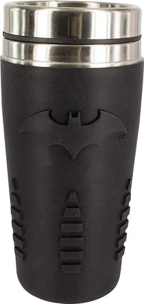 Batman Batman Reisebecher - Offiziell lizenziert, wiederverwendbar f&uuml;r Kaffee & Tee, perfekter Begleiter, 450 ml