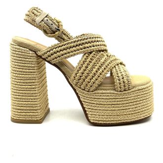 Castaner Femme, Chaussures, Beige, Taille: 39 EU Sandales &agrave; Talons Hauts